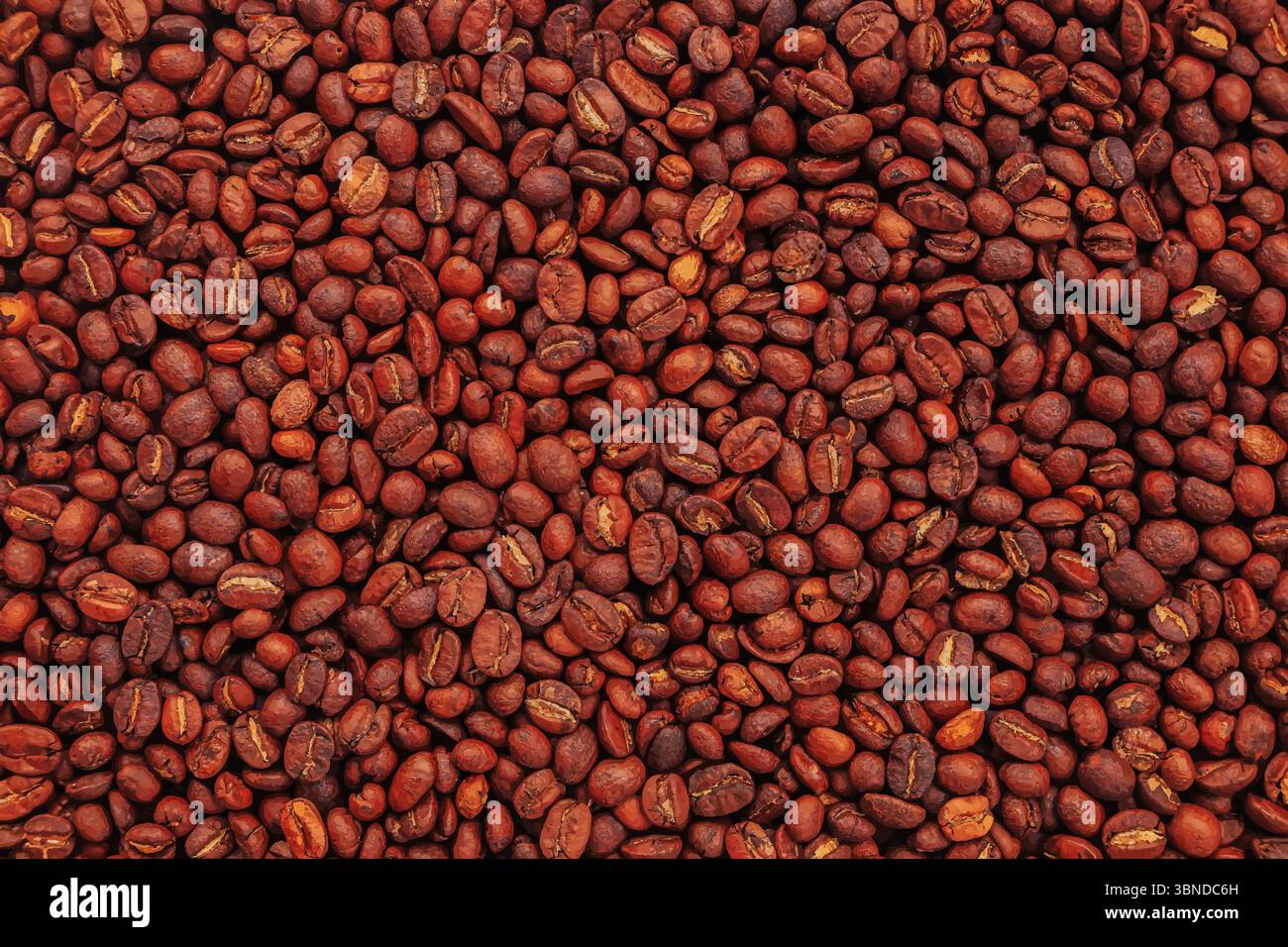 Top view coffee background Stock Vector Images - Alamy