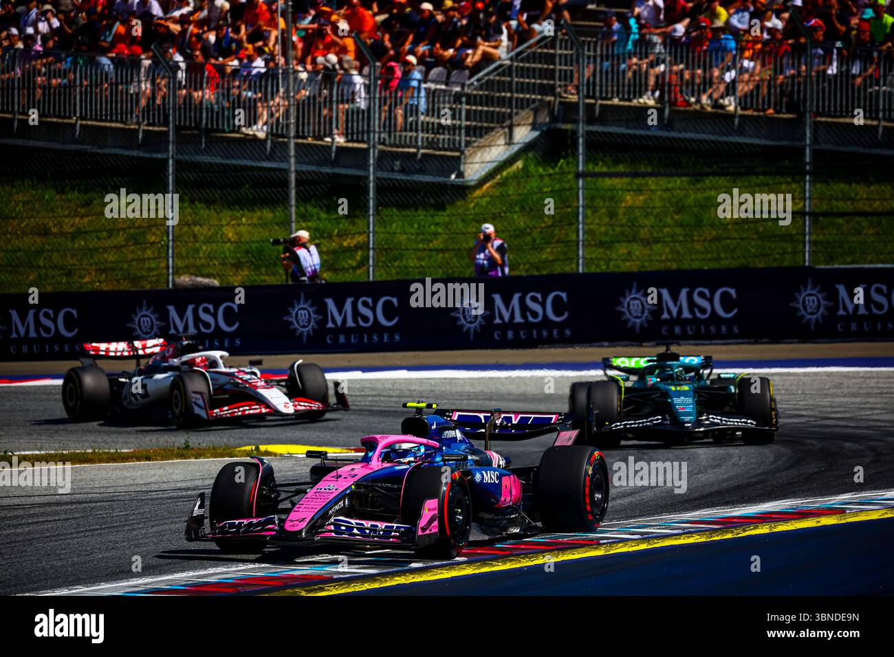 43 Franco Colapinto, (ARG) Alpine F1 Team, during the Austrian GP ...