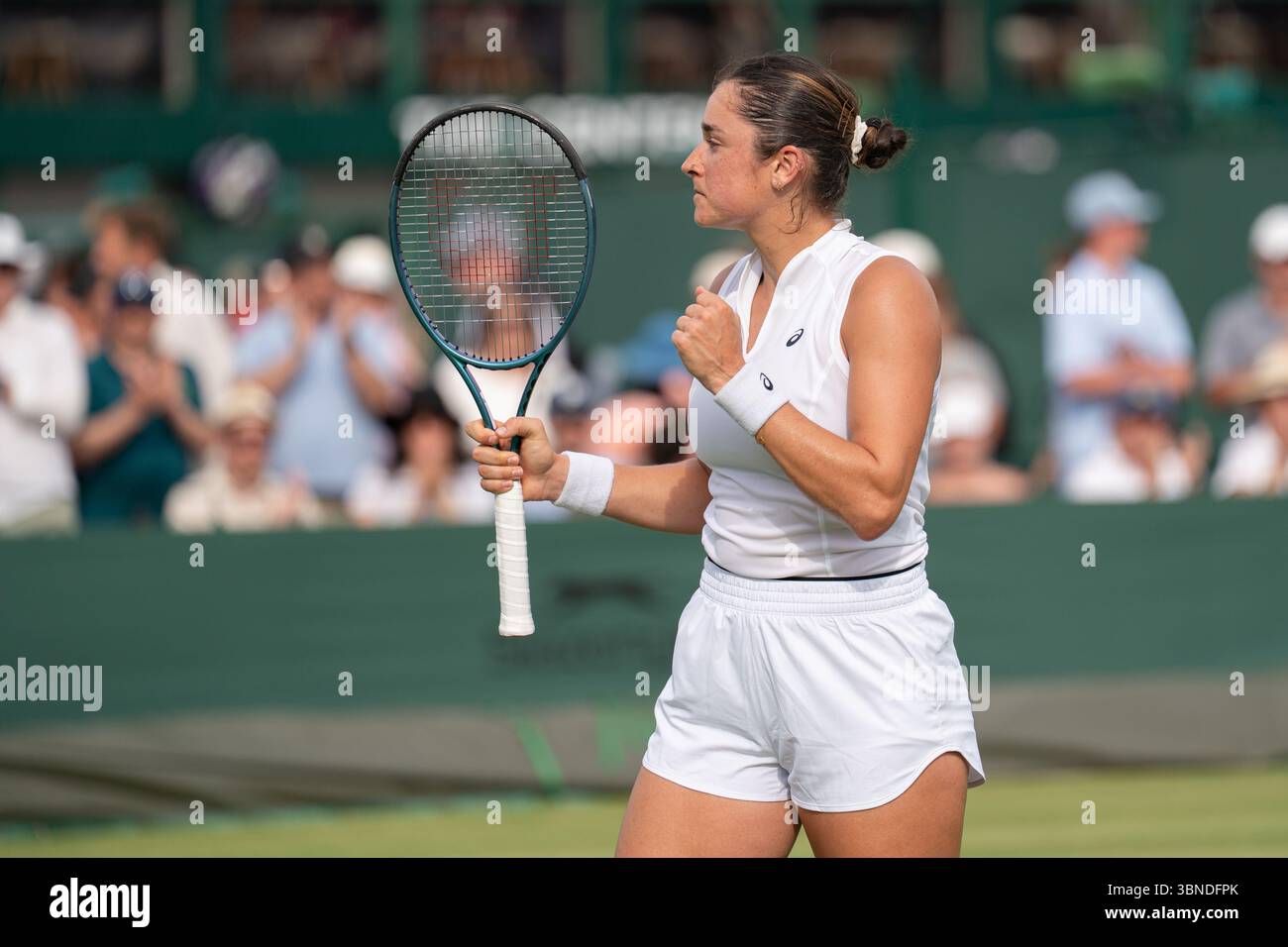 LONDON, ENGLAND - JULY 1: Caroline Dolehile of The USA during Wimbledon ...