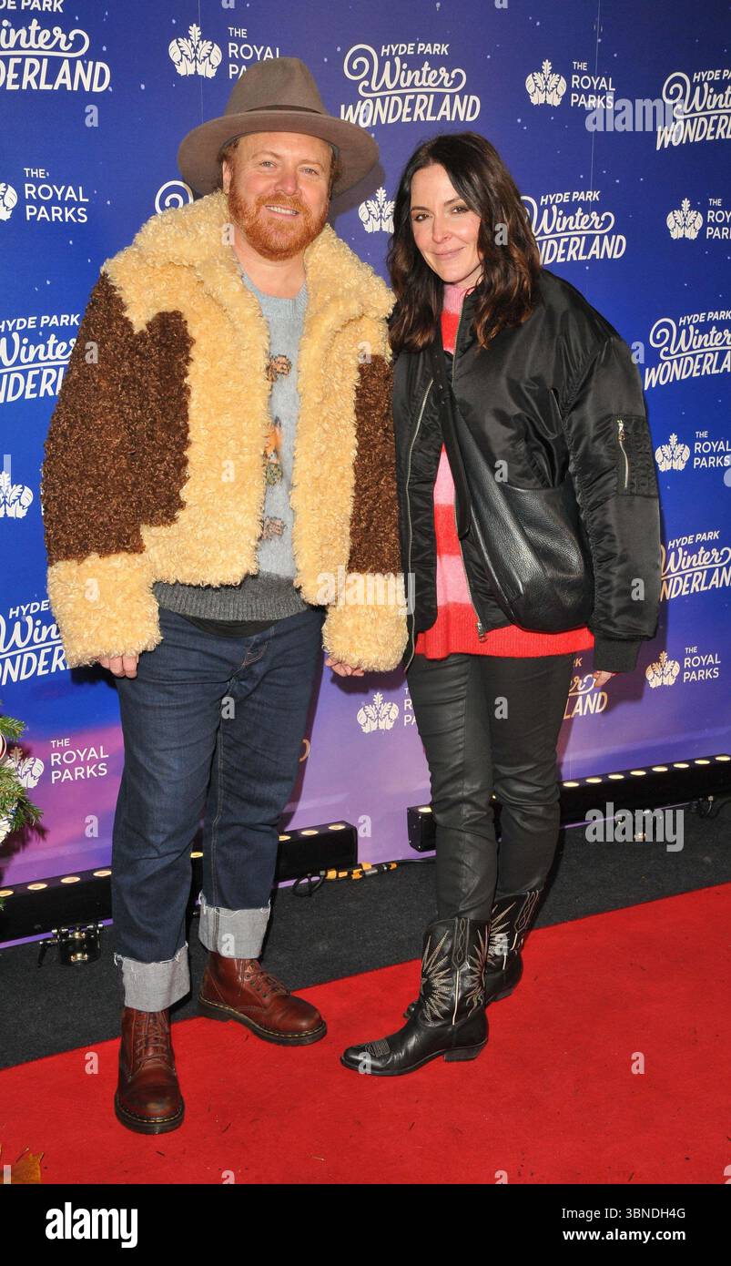 Leigh Francis and Jill Carter at the Hyde Park Winter Wonderland VIP ...
