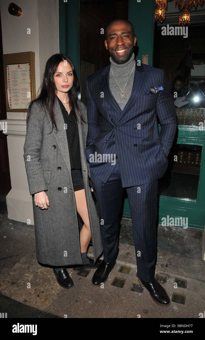 Alexa Heron and Mark Ebulue at the Colonel Saab Trafalgar Square ...