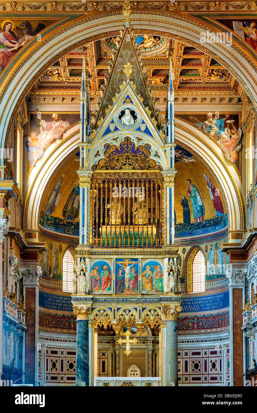 14th-century Gothic ciborium over the high altar of San Giovanni in ...