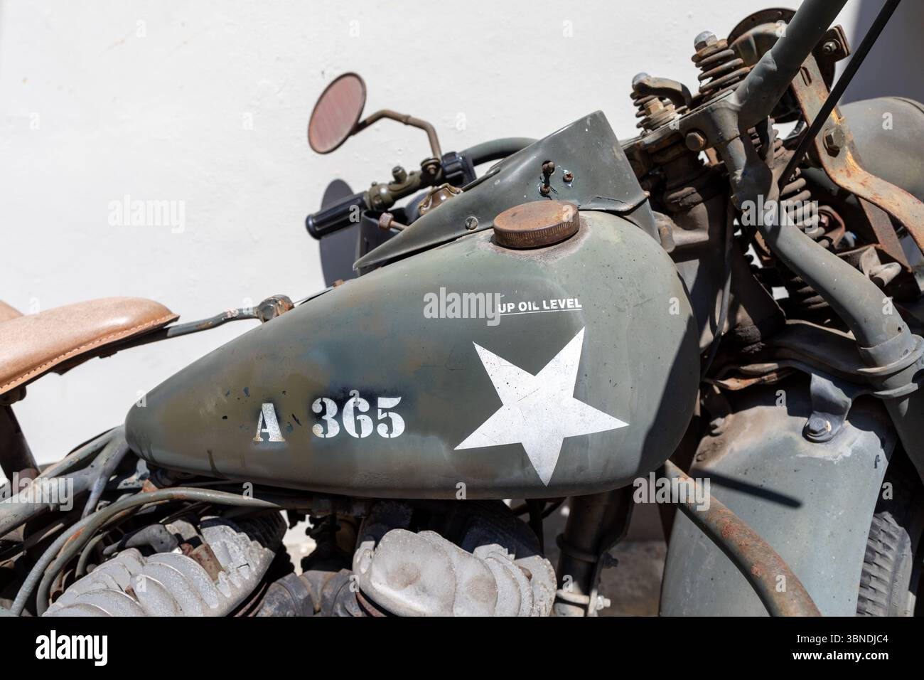 A 1942 Us Army Harley Davidson in Rhodes Greece Stock Photo - Alamy