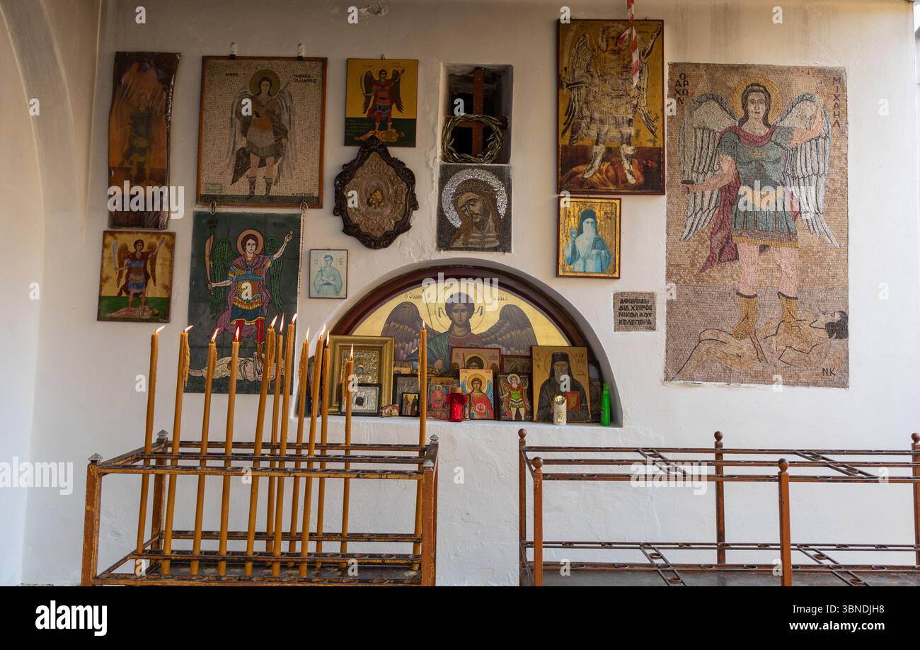 Symi panormitis icon hi-res stock photography and images - Alamy