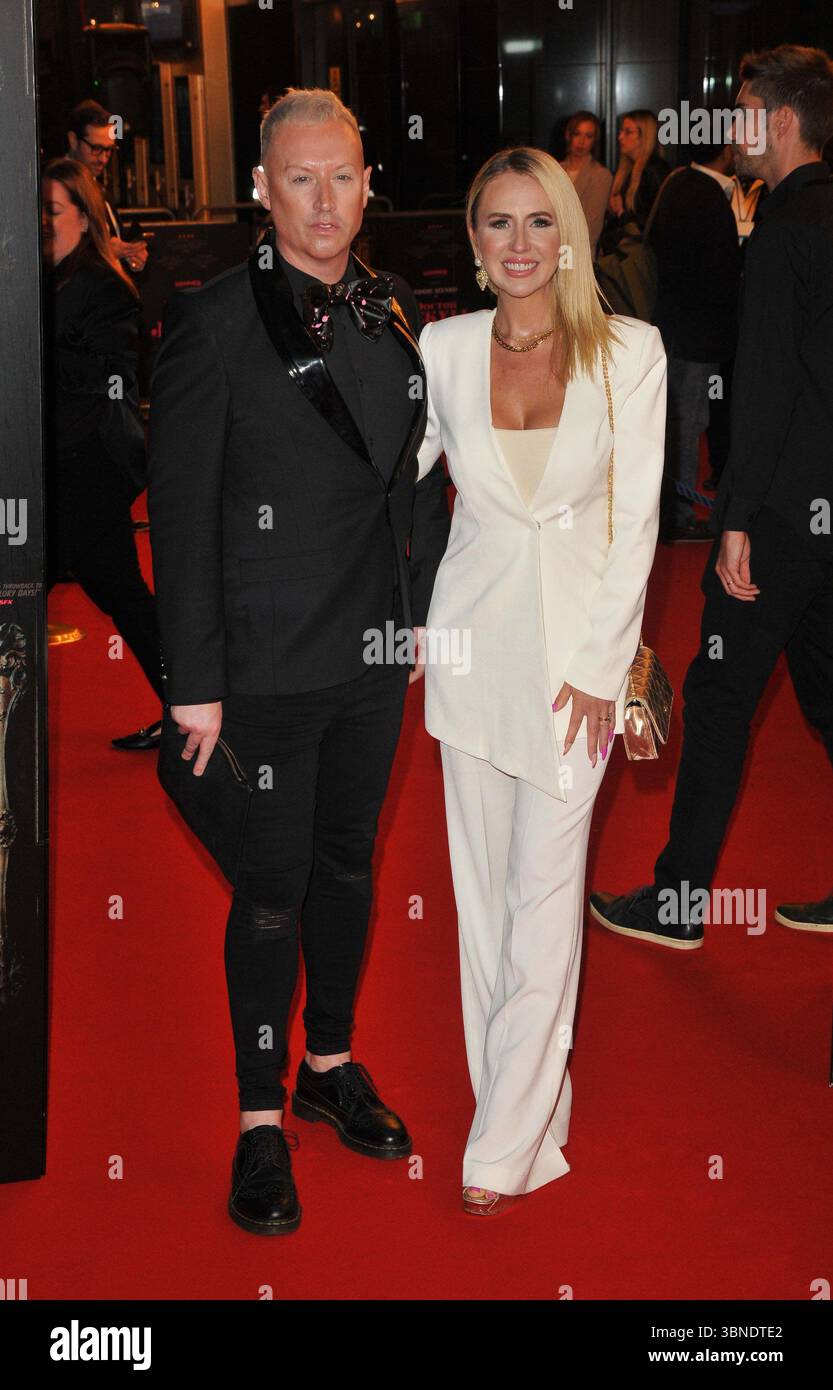 guest and Naomi Isted at the "Doctor Jekyll" world film premiere, Odeon ...