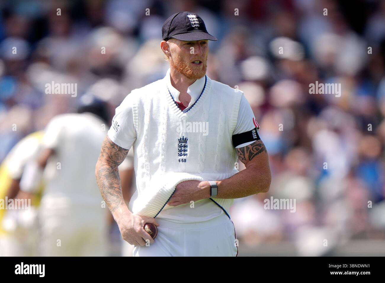 England's Ben Stokes on day one of the Second Rothesay Men's Test at ...
