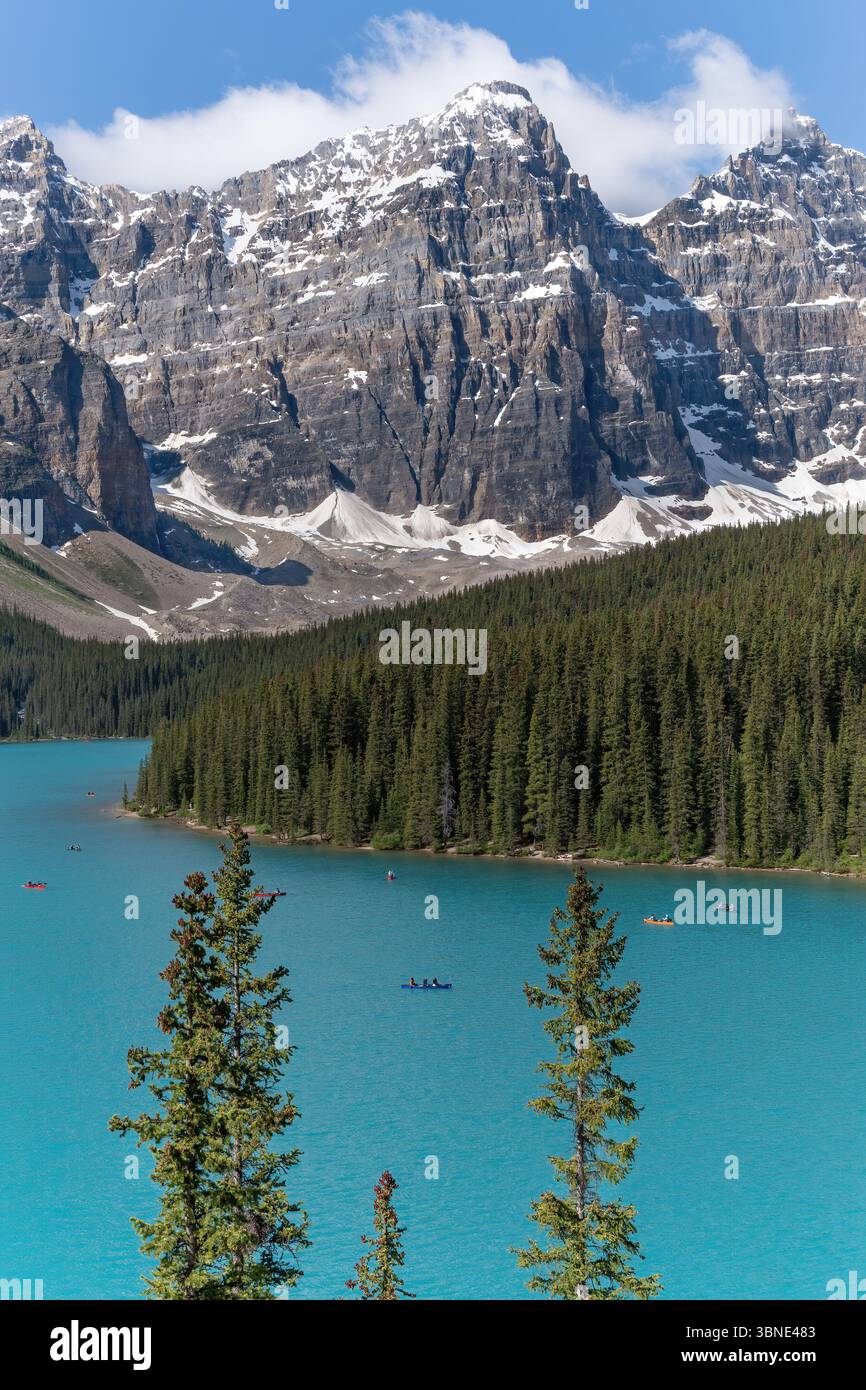 Moraine Lake, Banff National Park, Alberta, Canada Stock Photo - Alamy