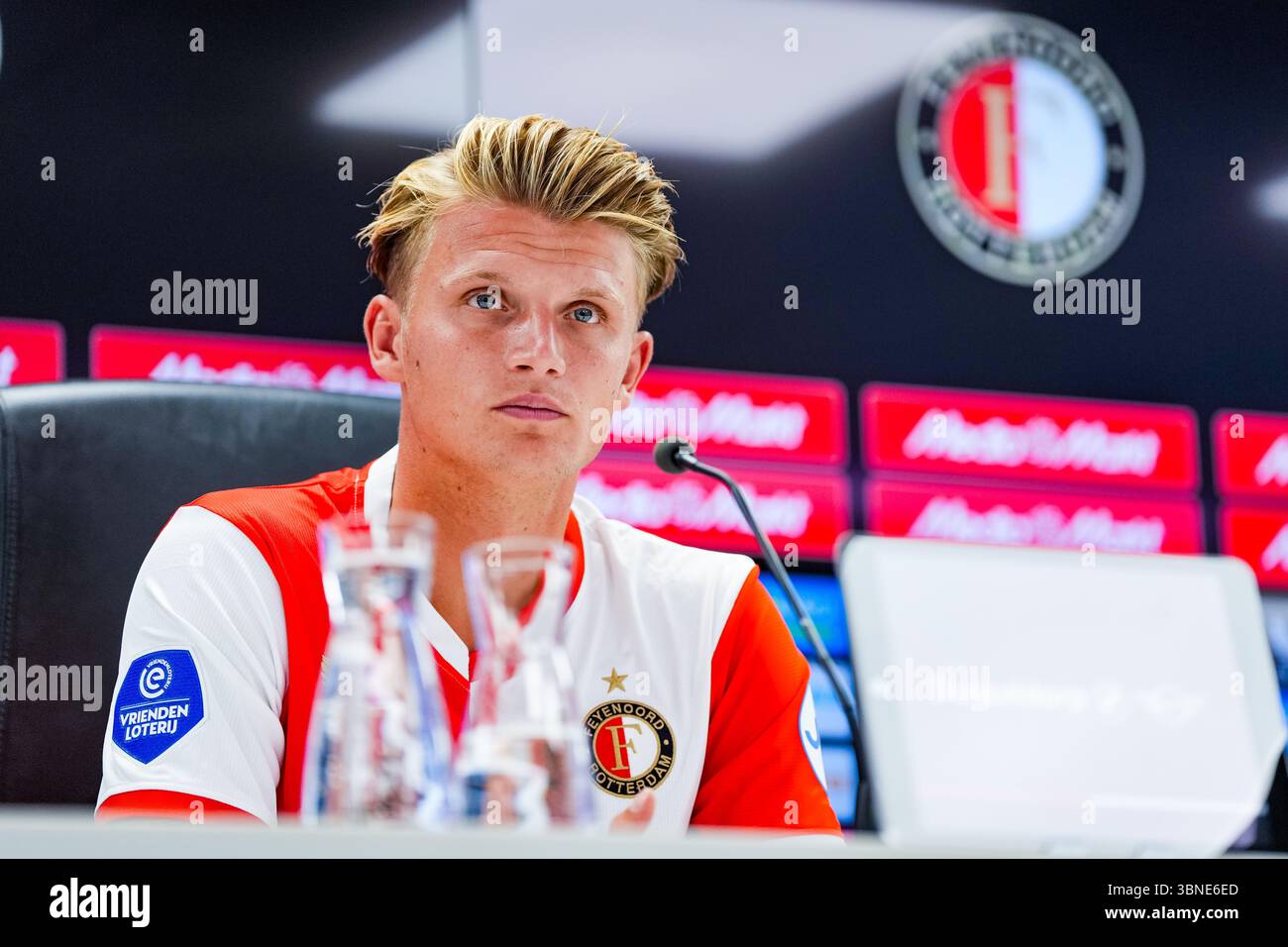 Rotterdam - Sem Steijn of Feyenoord during the presentation Sem Steijn ...