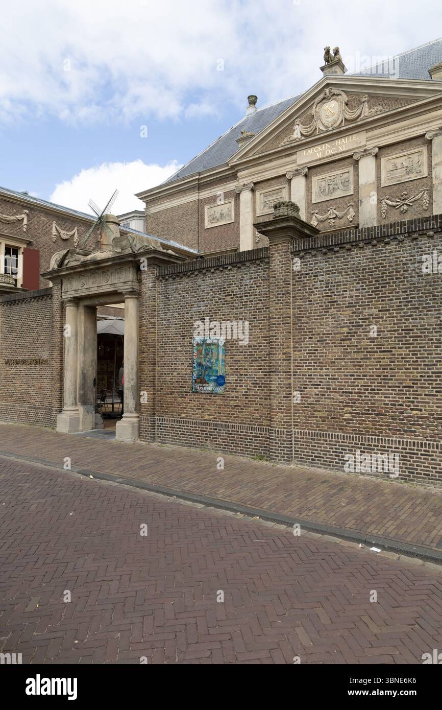 The stately facade of Museum De Lakenhal in Leiden, showcasing its ...