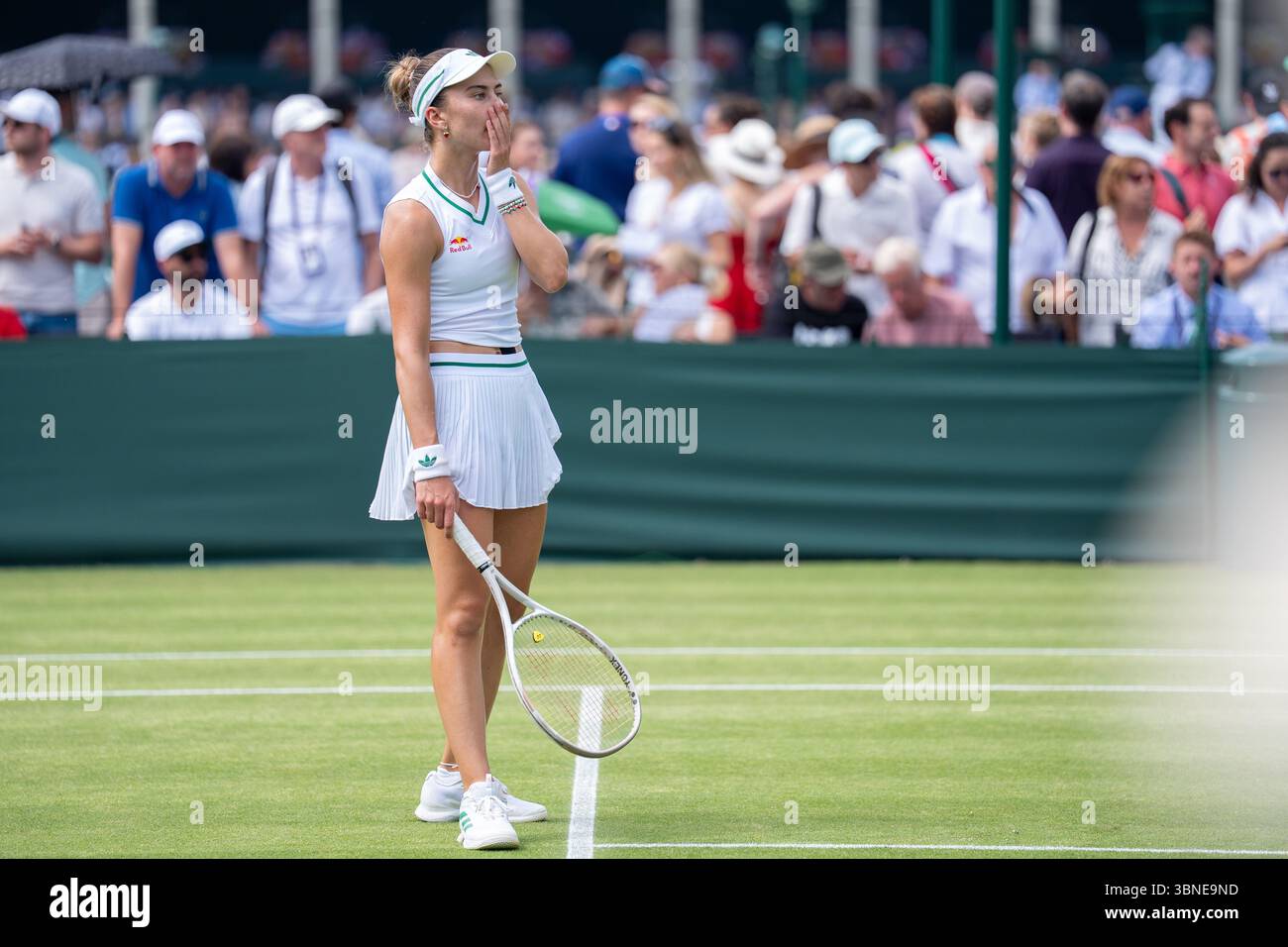 LONDON, ENGLAND - JULY 1: Iva Jovic of The USA during Wimbledon 2025 at ...