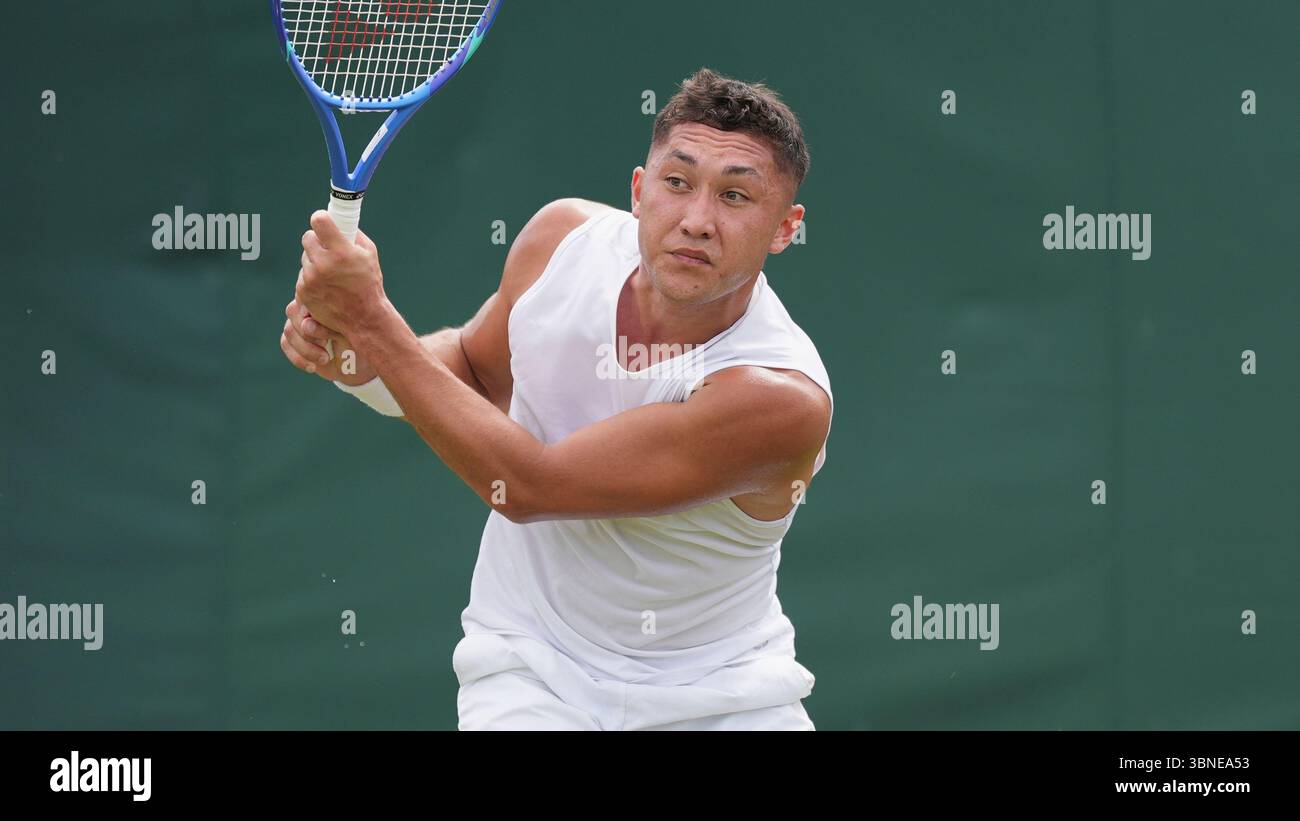 James McCabe of Australia during their first round match of the ...