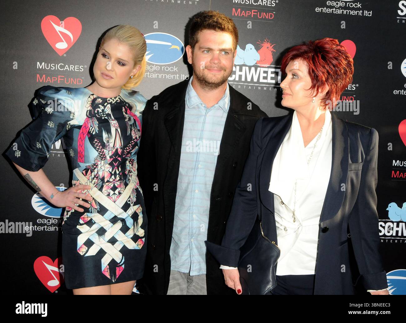 Kelly Osbourne, Jack Osbourne and Sharon Osbourne at a Screening of ...