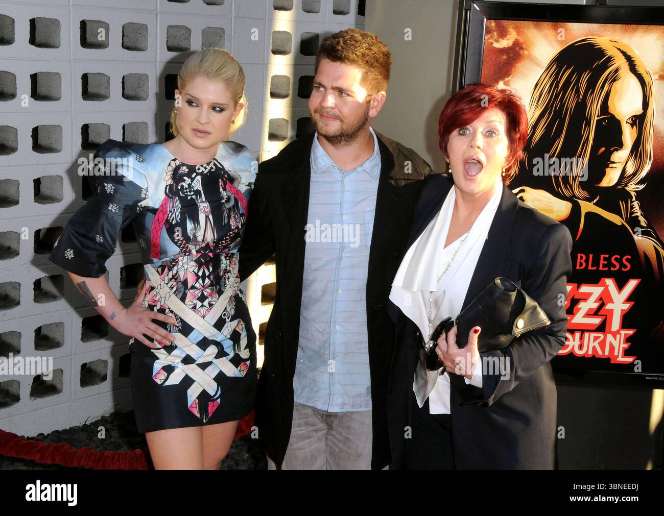 Kelly Osbourne, Jack Osbourne and Sharon Osbourne at a Screening of ...