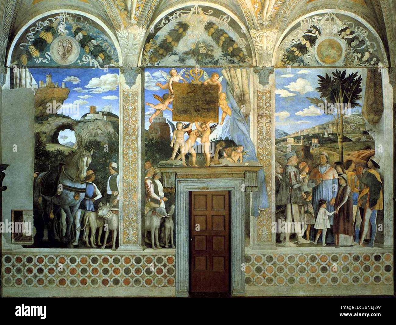 Andrea Mantegna (1431–1506) - The Camera degli Sposi ("bridal chamber ...