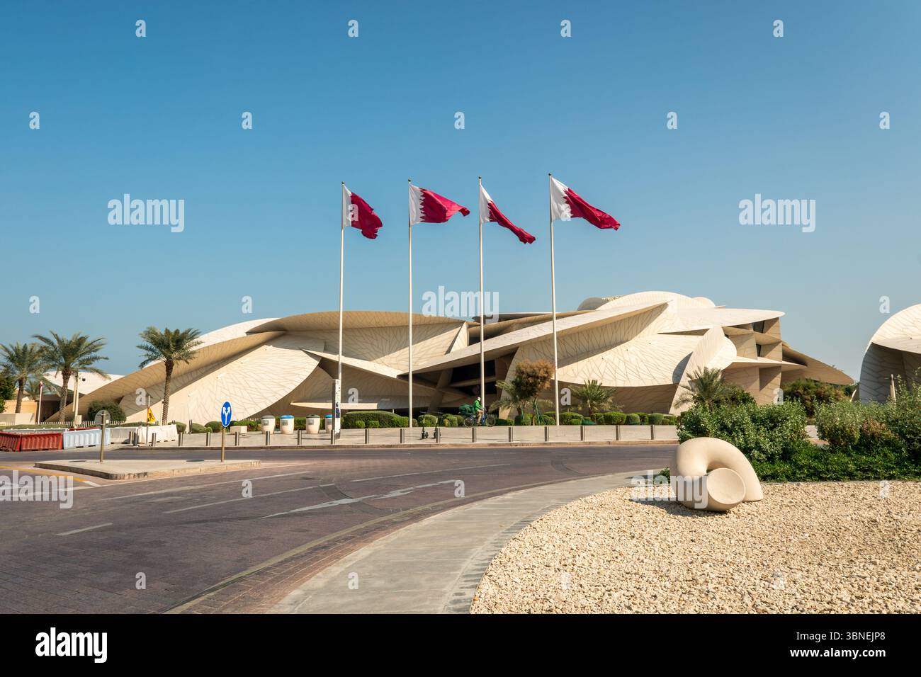 February 1, 2025, Qatar Doha: beautiful image of the national museum of ...