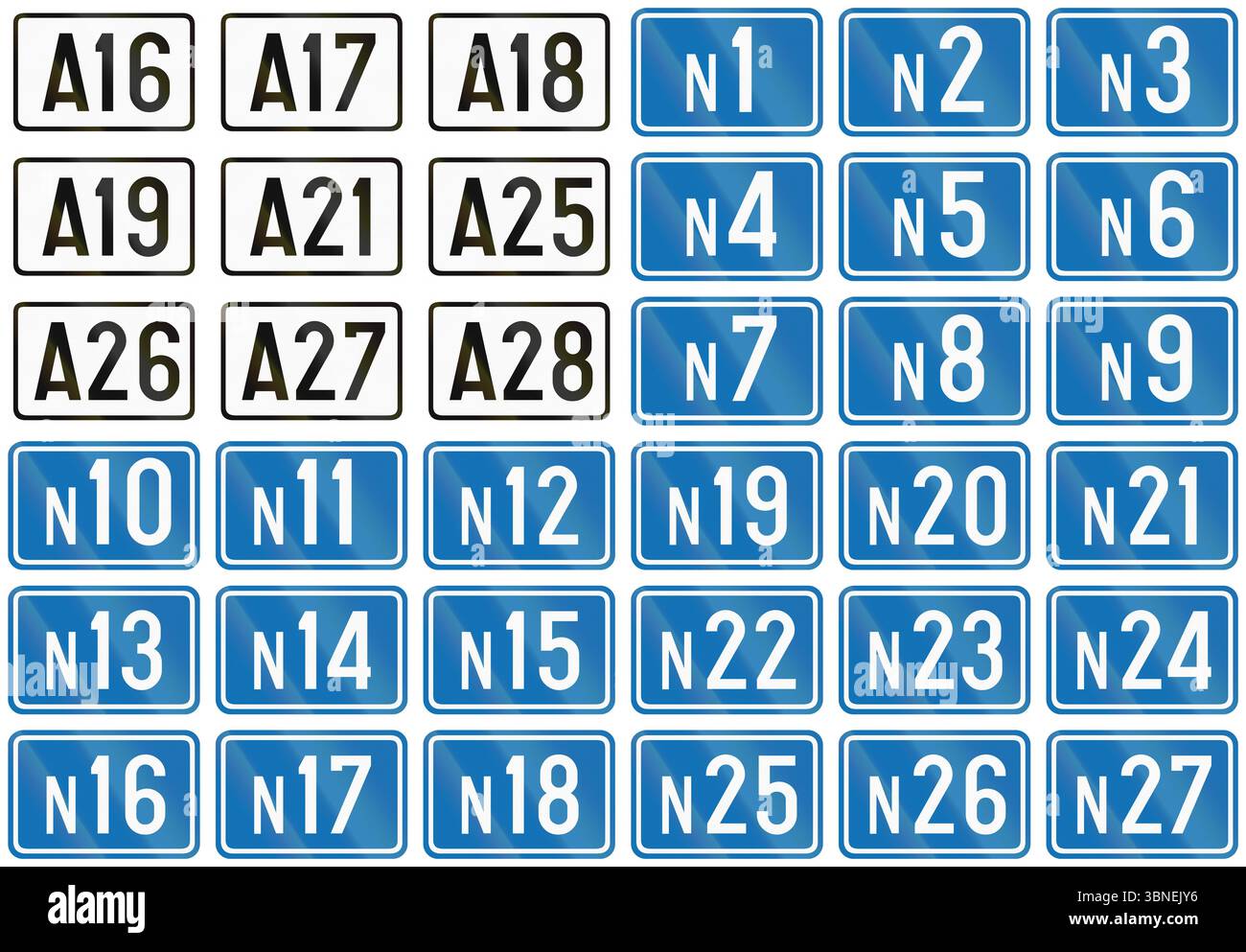 Numbered 10 Cut Out Stock Images & Pictures - Alamy