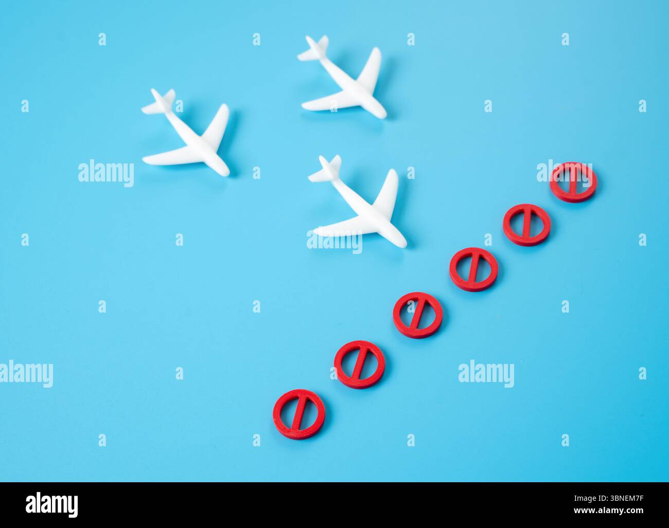 The planes hit a wall of prohibitory signs. No overflight, air ...