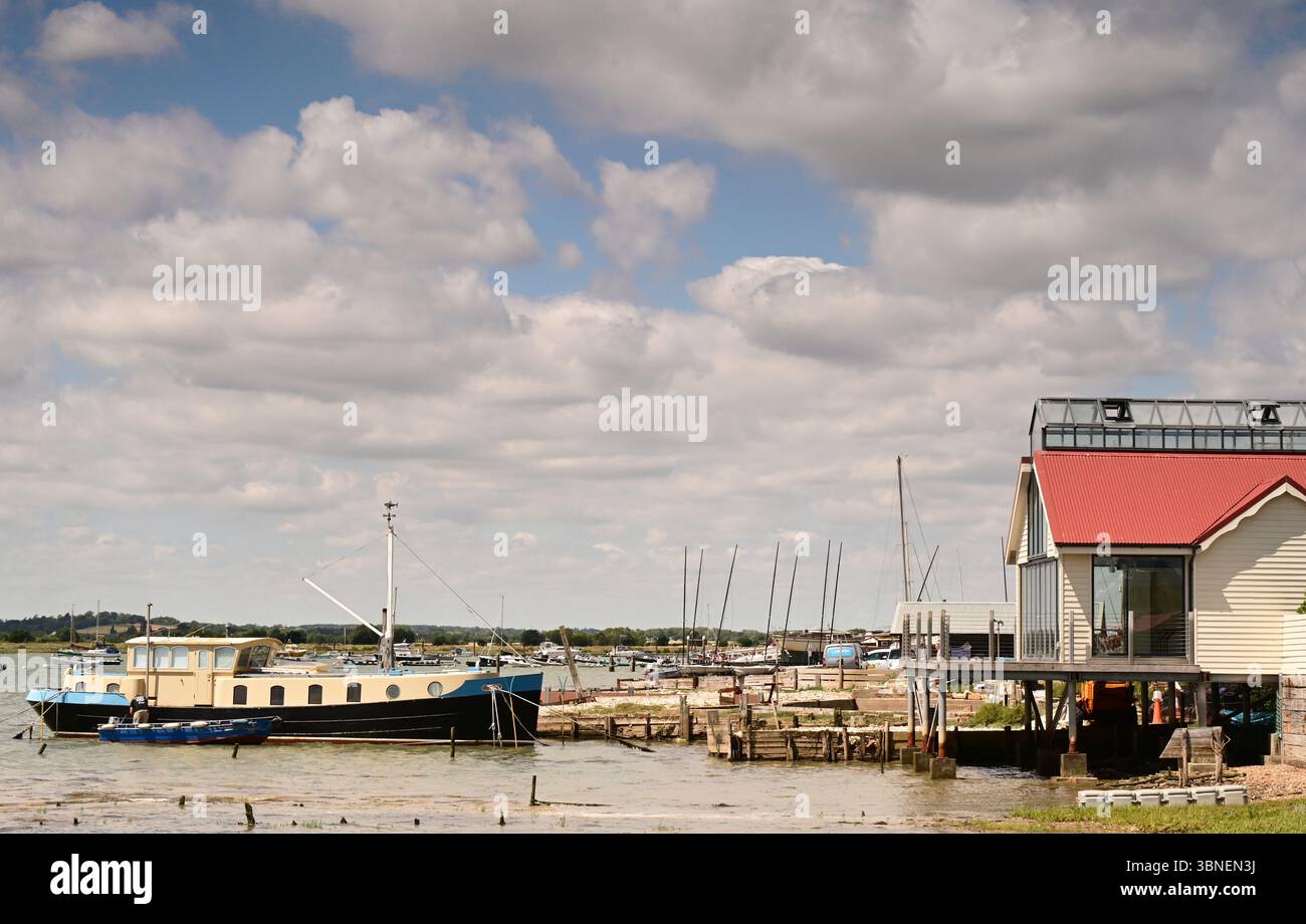 Boats at Mersea Island, Essex, England Stock Photo - Alamy