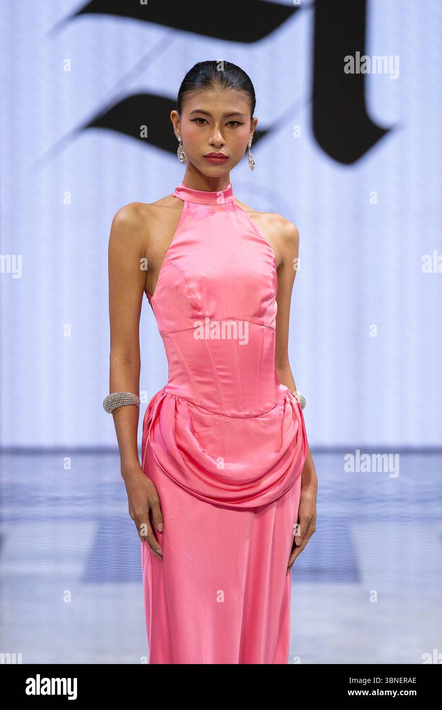 Bangkok, Thailand. 30th June, 2025. A model walks the runway for the ...