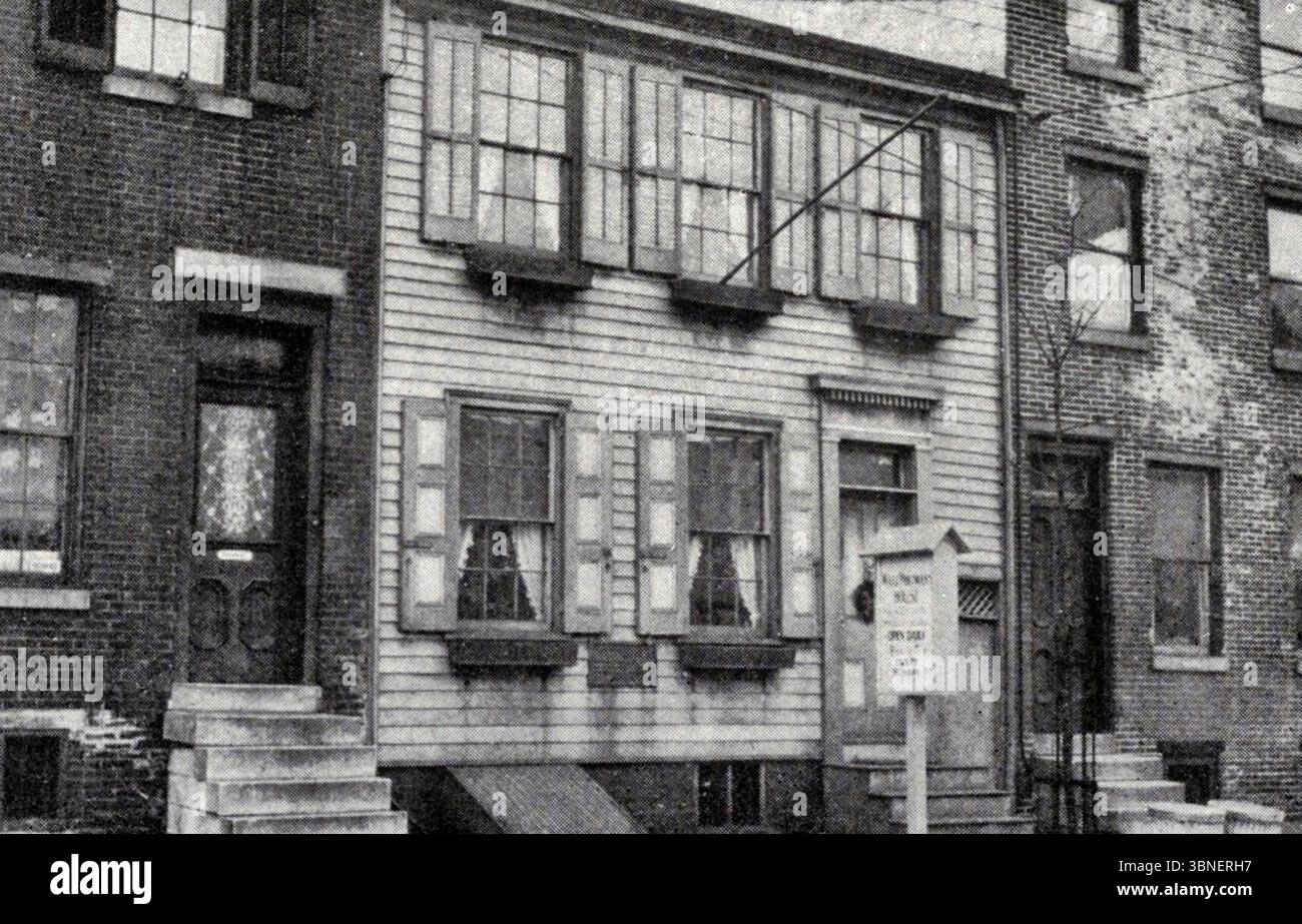 Walt Whitman House, Camden, NJ, circa 1928 Stock Photo - Alamy