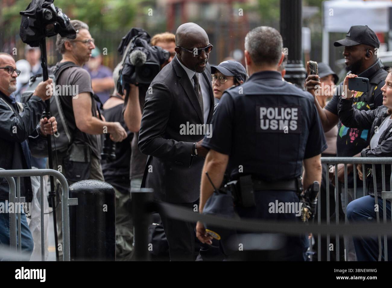 Xavier Donaldson, defense attorney for Sean Combs, arrives at court on ...