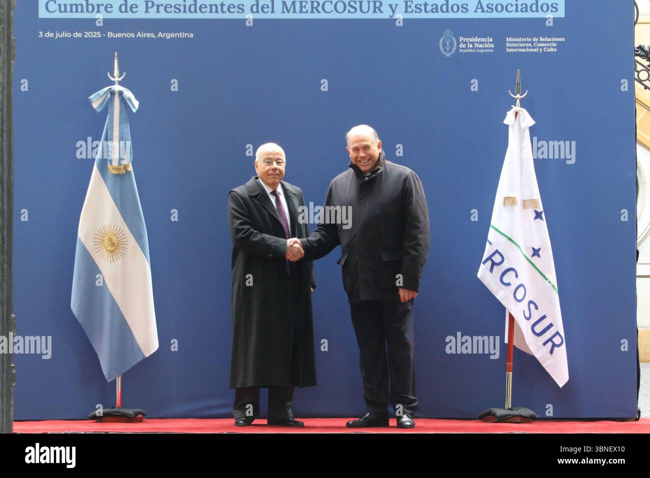 Argentina. 02.07.2025: Gerardo Werthein, foreign minister of Argentina ...