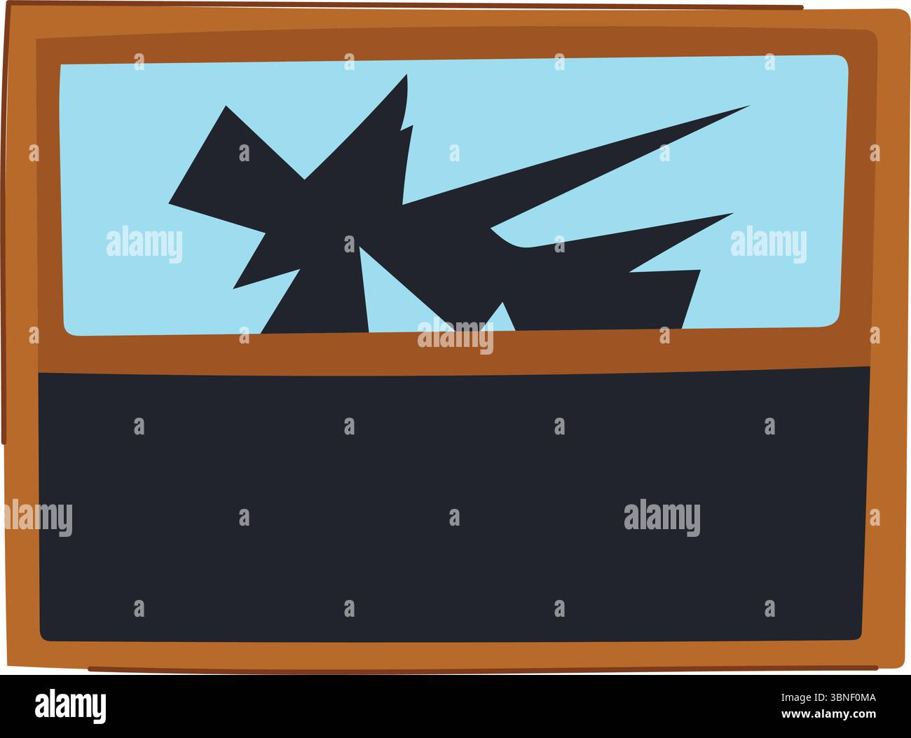 restoration broken wood windows cartoon vector illustration Stock ...