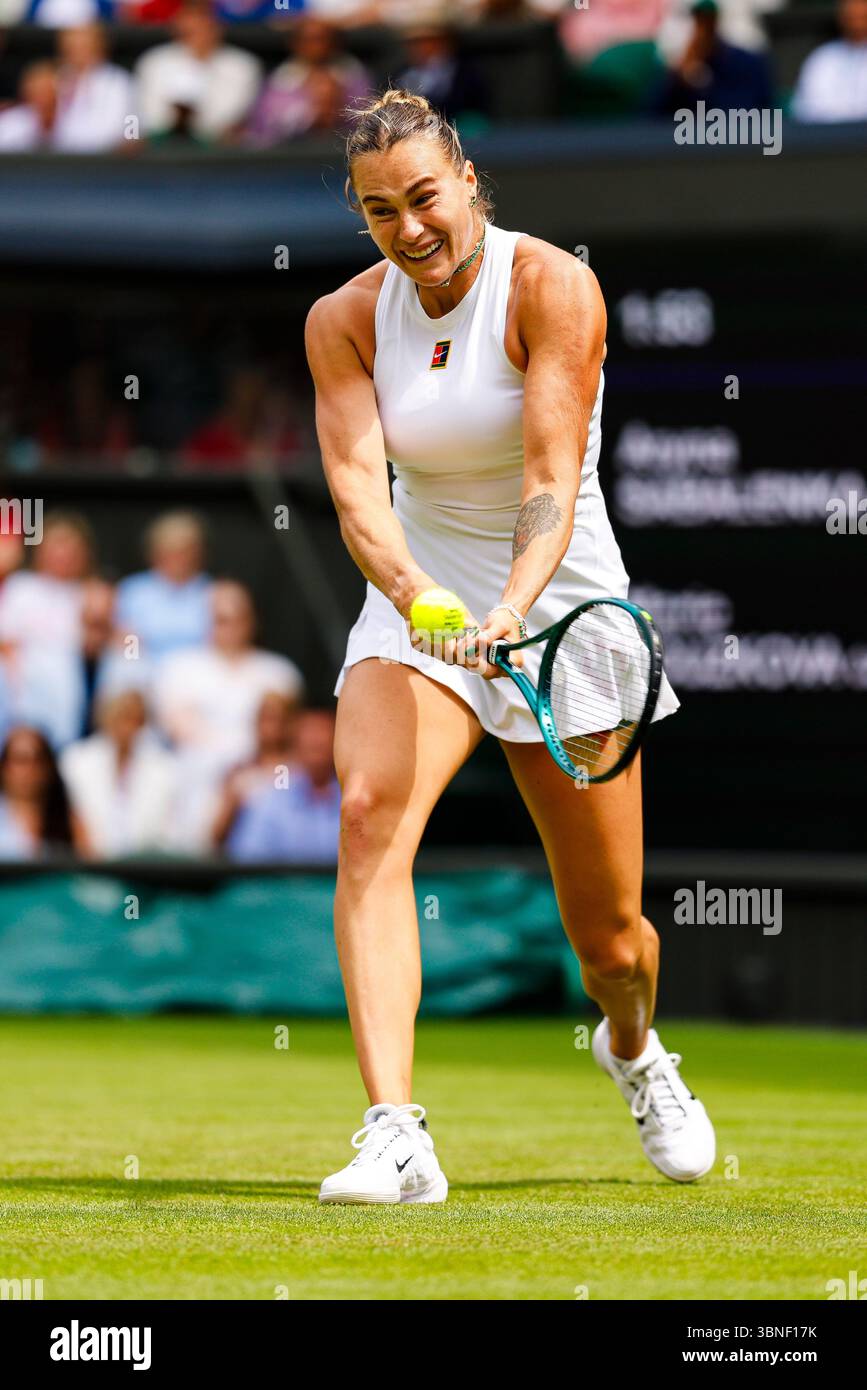 Aryna sabalenka wimbledon 2025 hi-res stock photography and images - Alamy