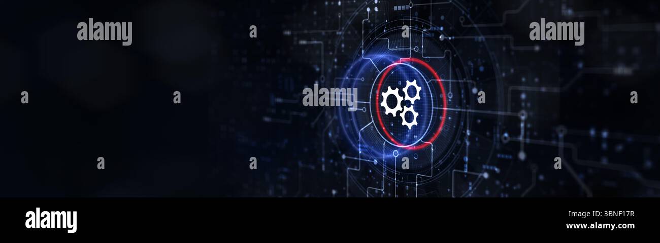 Automation and System Optimization Displayed on a Digital Interface ...