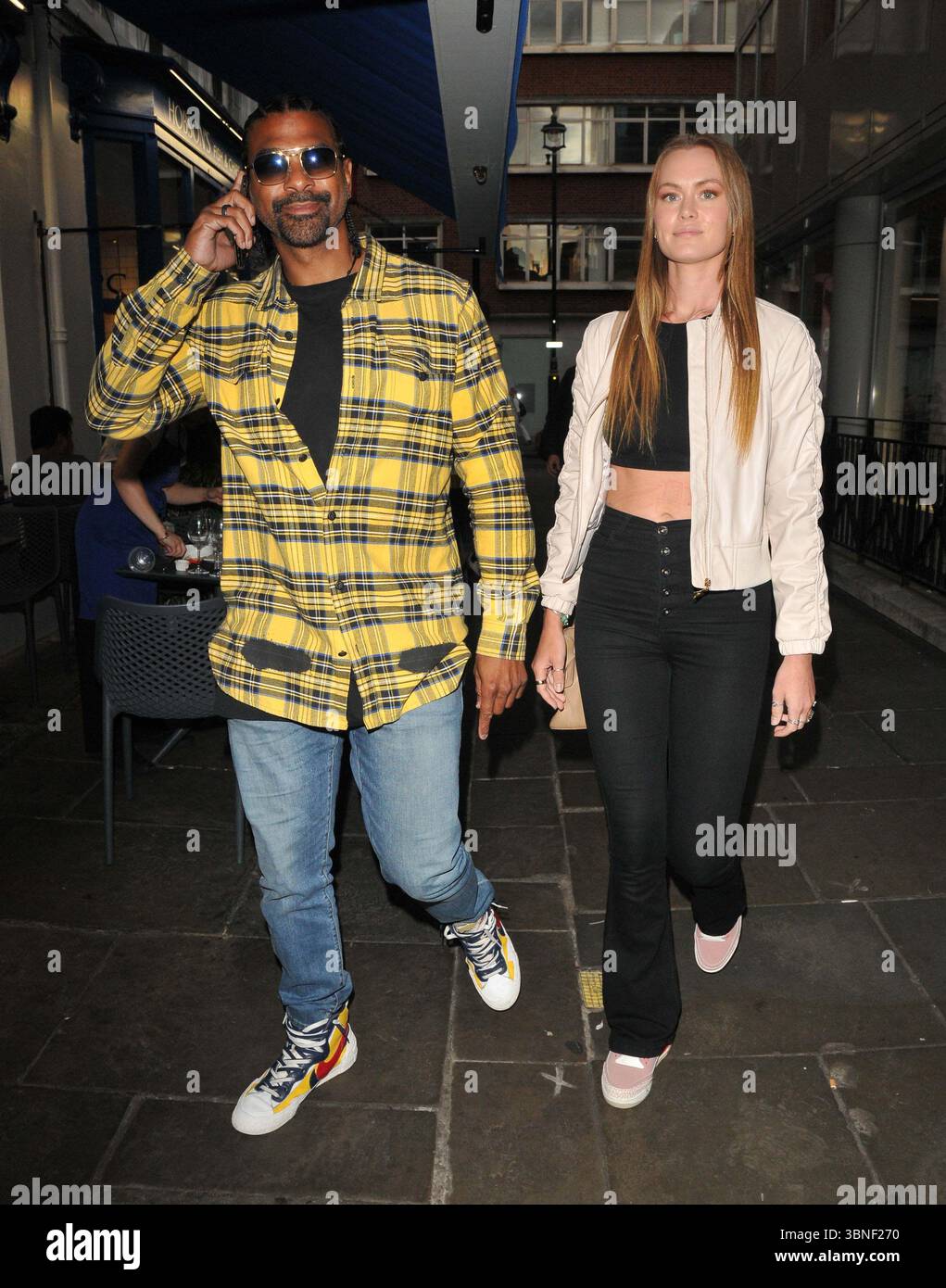 David Haye and Sian Osborne at the Nanny Maroon new Caribbean ...