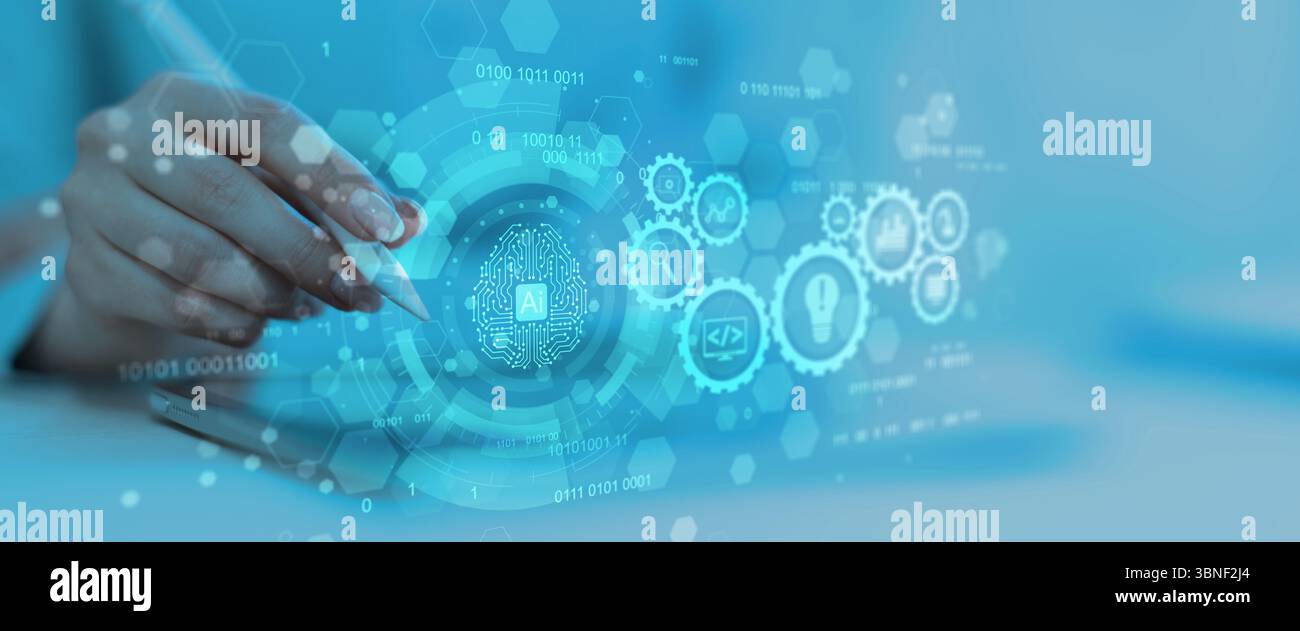 Artificial Intelligence and Automation Workflow System Illustrated on a ...