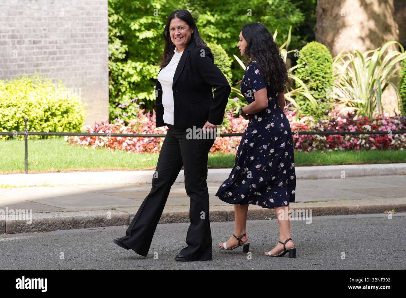 Culture Secretary Lisa Nandy arrives in Downing Street, London, as ...