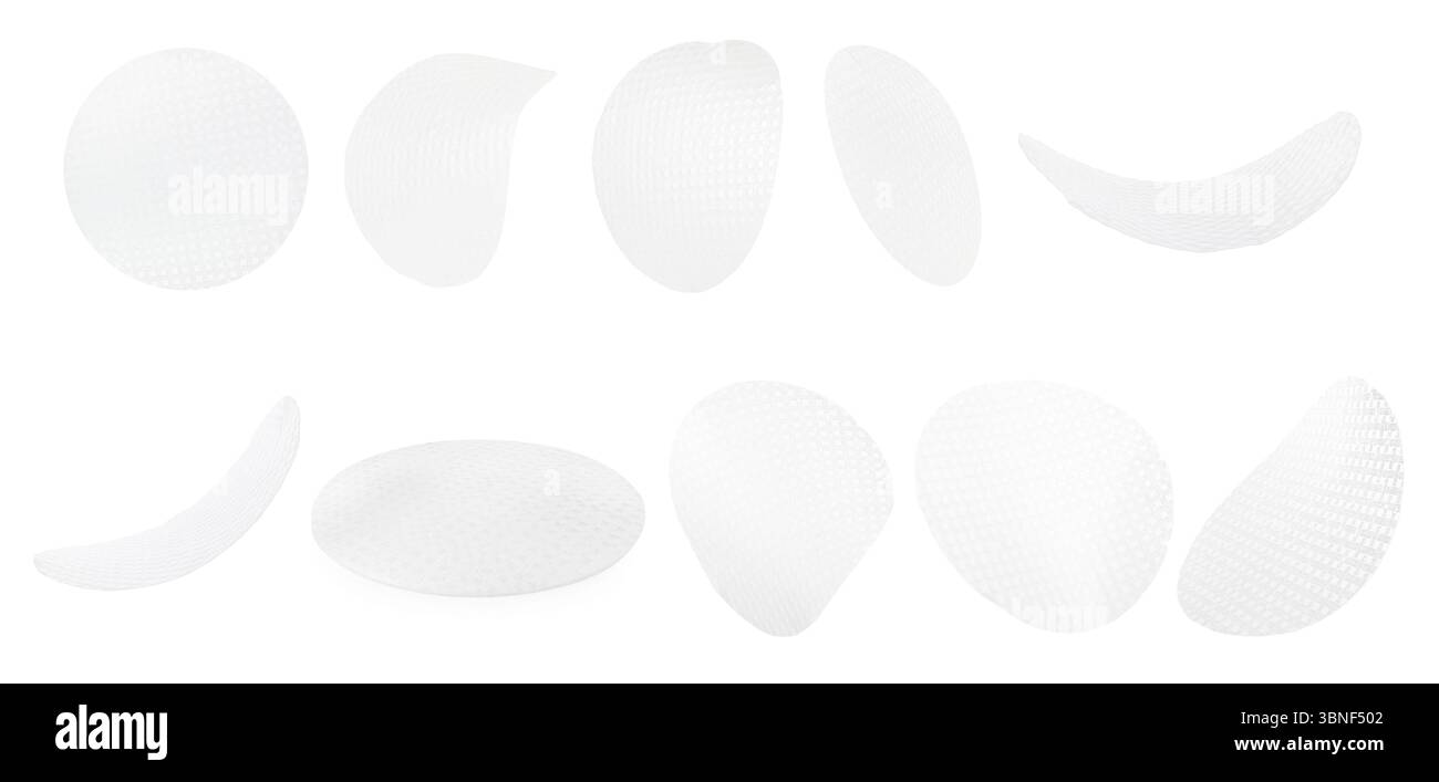 Edible rice paper sheets isolated on white, set Stock Photo - Alamy