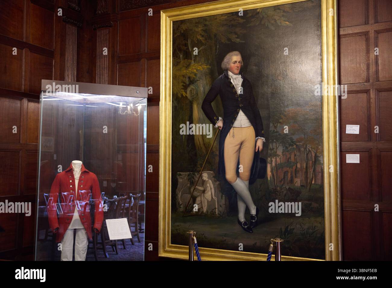 Oil portrait painting of Edward Knight by Hugh Douglas Hamilton, 1789 ...