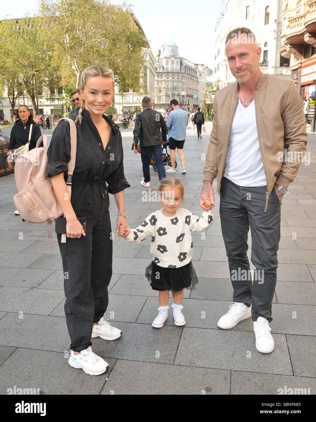 Ola Jordan, James Jordan with their daughter Ella at the "Hey Duggee ...
