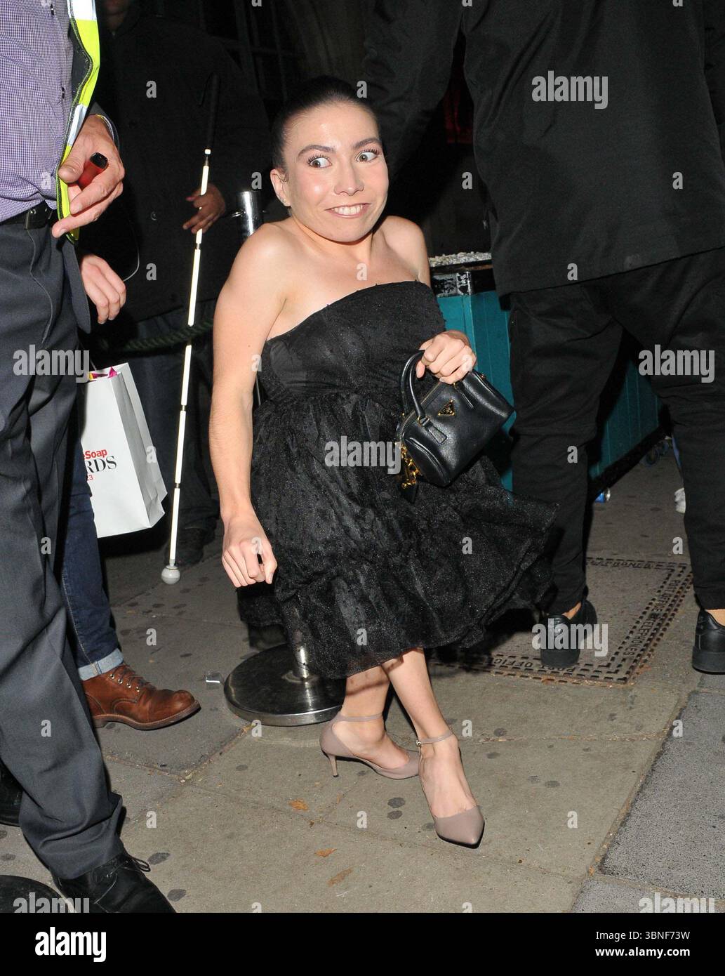 Annabelle Davis at the Inside Soap Awards 2023 departures, Salsa Temple ...