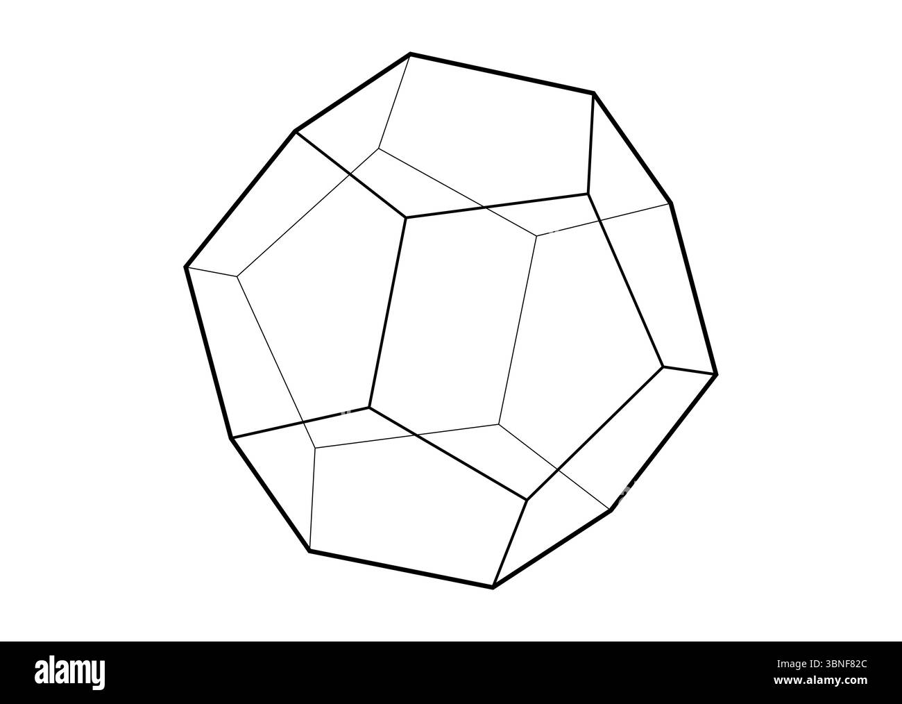 Platonic solids 2d Stock Vector Images - Alamy