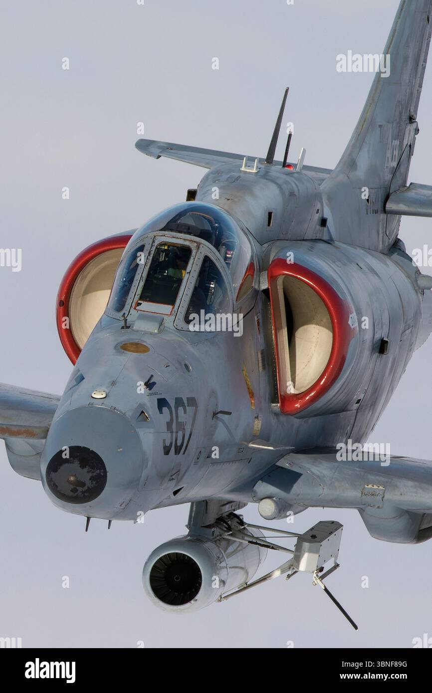 The McDonnell Douglas A-4N Skyhawk II, with tail number C-FGZD and ...