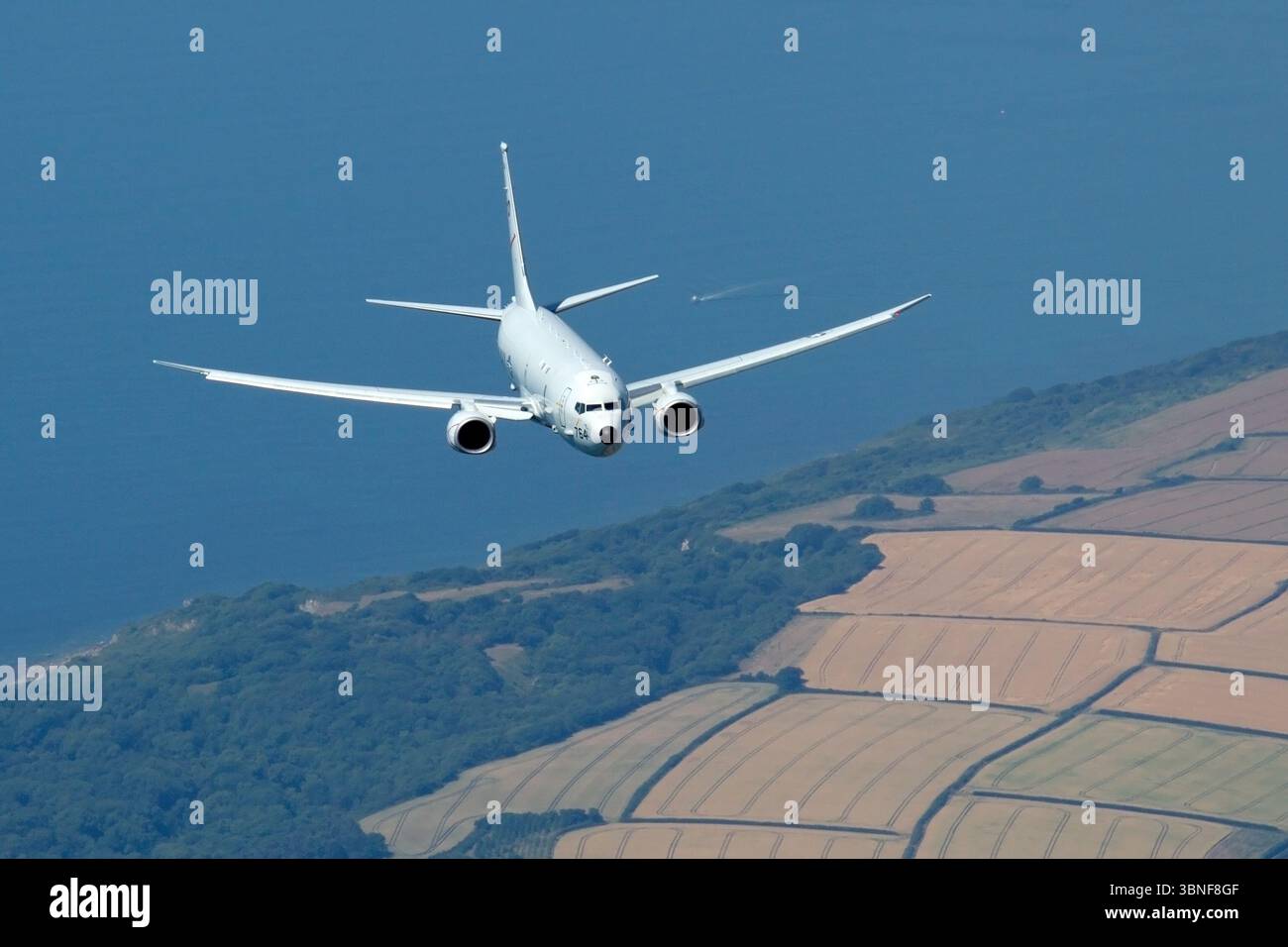 US Navy Boeing P‑8A Poseidon reg 168764 taxis at RNAS Yeovilton. The ...