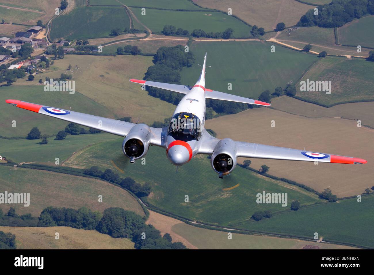 Royal Air Force Avro 652A Anson C19/2 aircraft, reg. G-AHKX and TX176 ...
