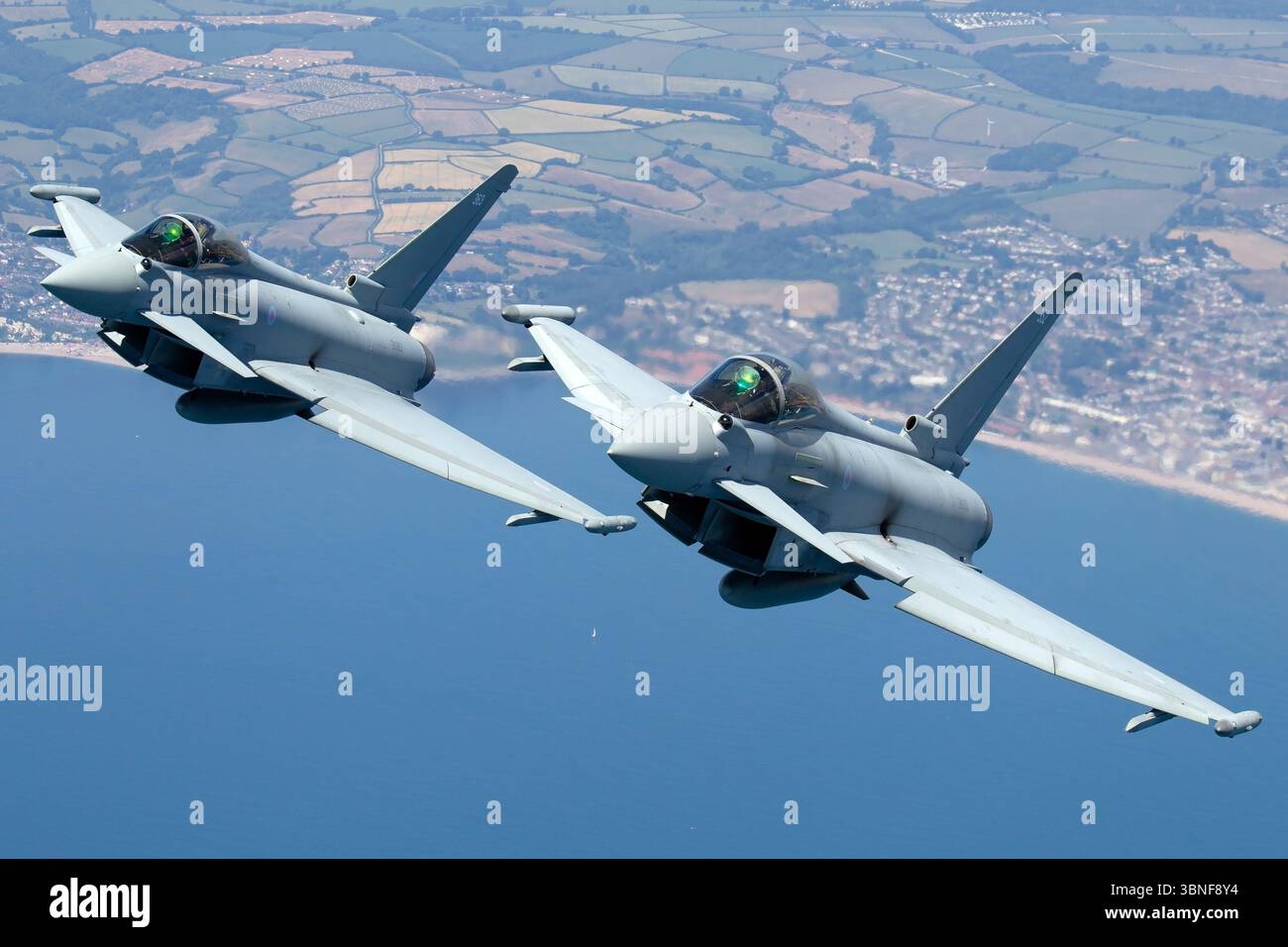 The Royal Air Force’s Eurofighter Typhoon FGR4 aircraft, registrations ...
