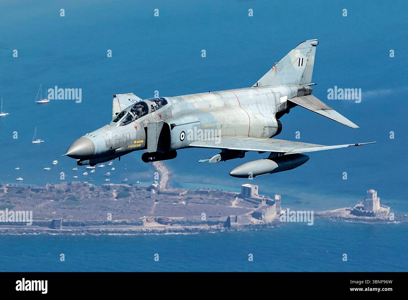 The Greek Hellenic Air Force McDonnell Douglas F-4E AUP Phantom II is a ...