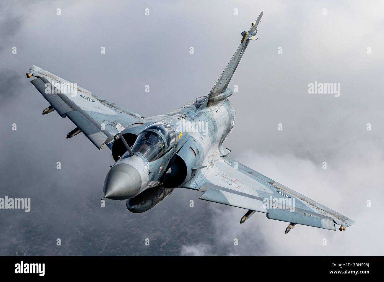 The Dassault Mirage 2000-5BG, tail number 242, is a versatile multirole ...