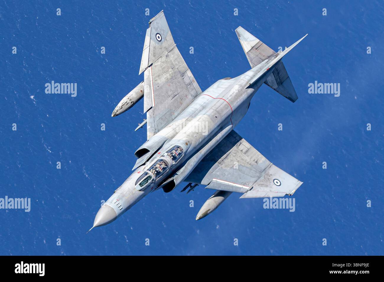 The Greek Hellenic Air Force’s McDonnell Douglas F-4E AUP Phantom II, with its advanced avionics ...