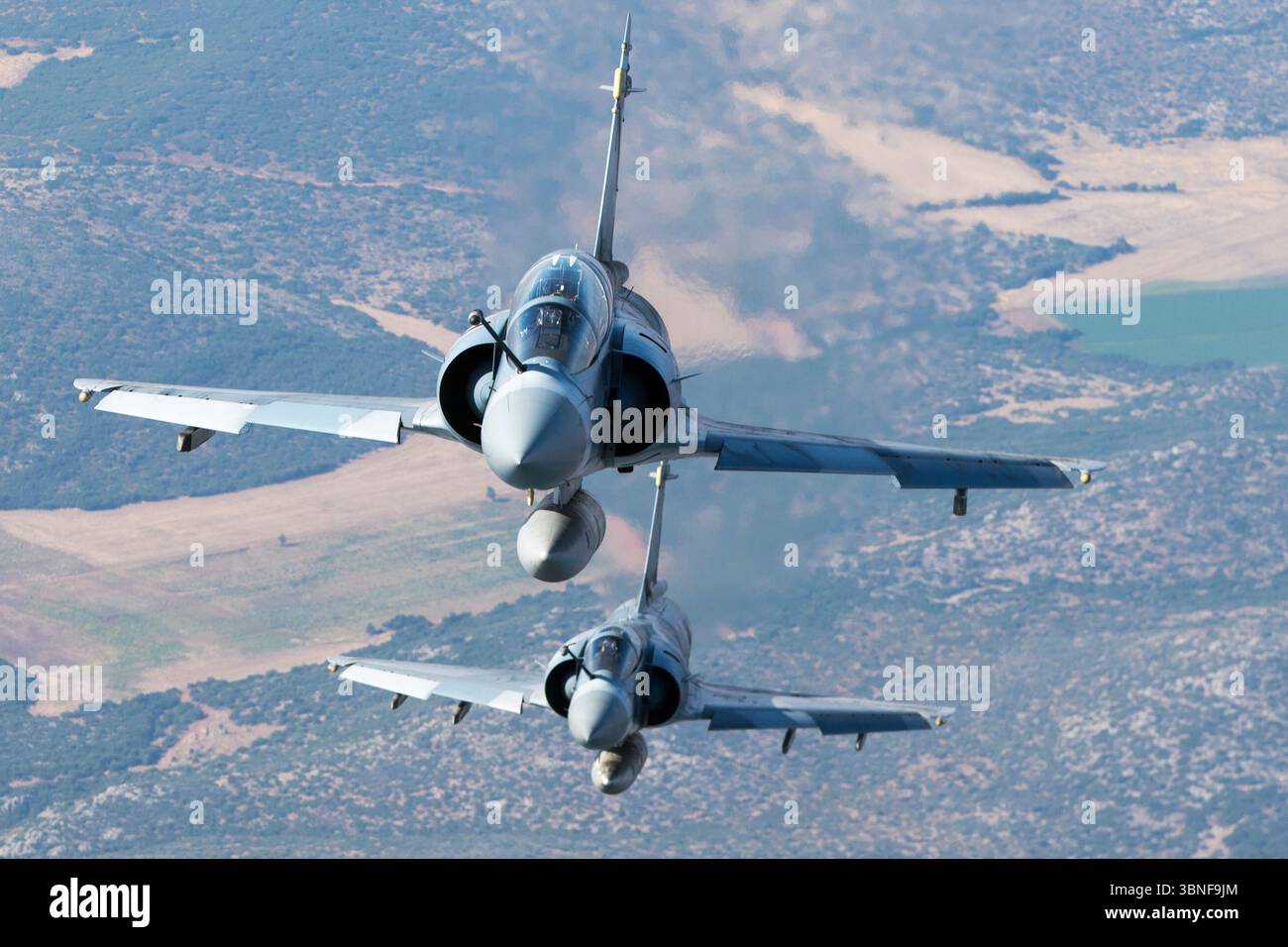 The Dassault Mirage 2000-5BG, tail numbers 507 and 242, is a modern ...
