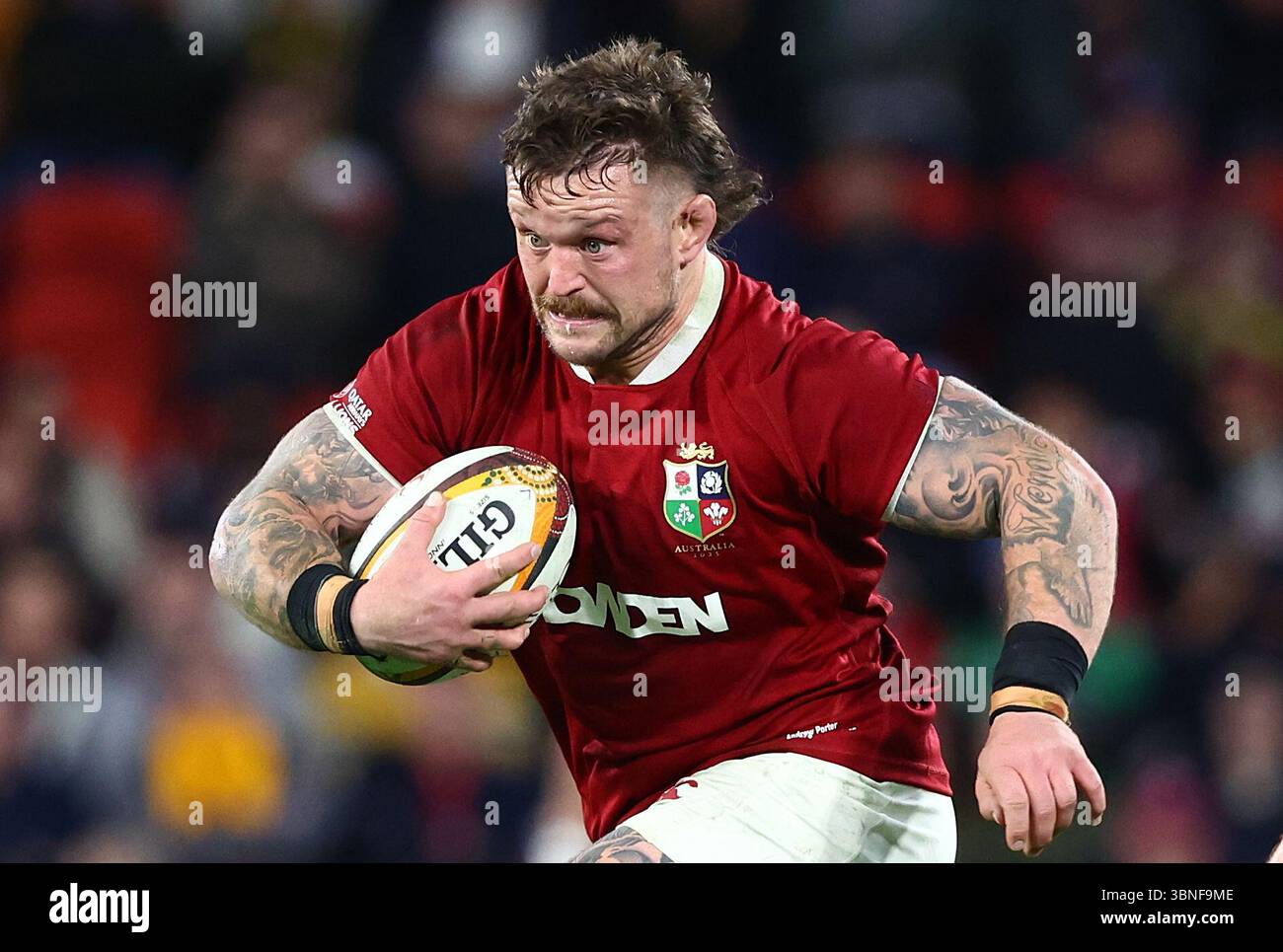 British and Irish Lions' Andrew Porter during the Qatar Airways Lions ...