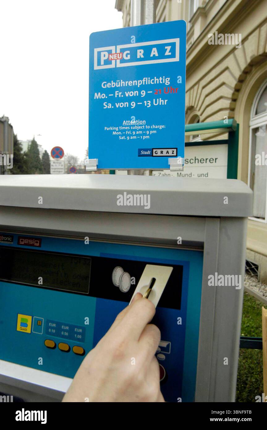 parking meter or pay and display machine for purchasing a ticket ...