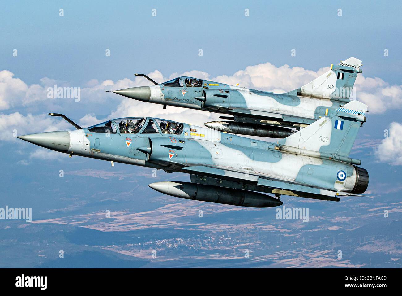 The Dassault Mirage 2000-5BG, tail numbers 507 and 242, is a French ...