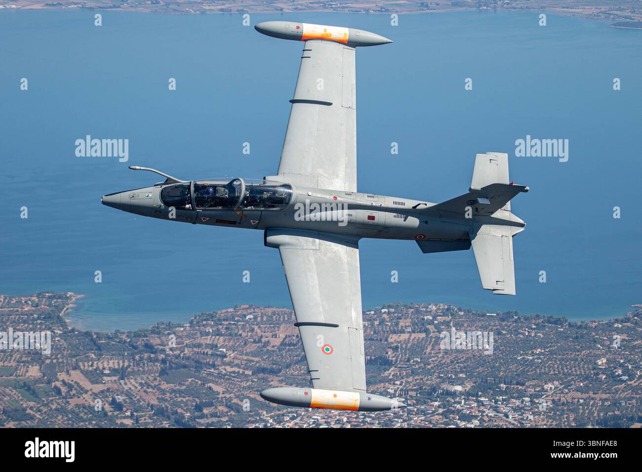 The Italian Air Force's Aermacchi MB-339CD, registration MM55080 with ...