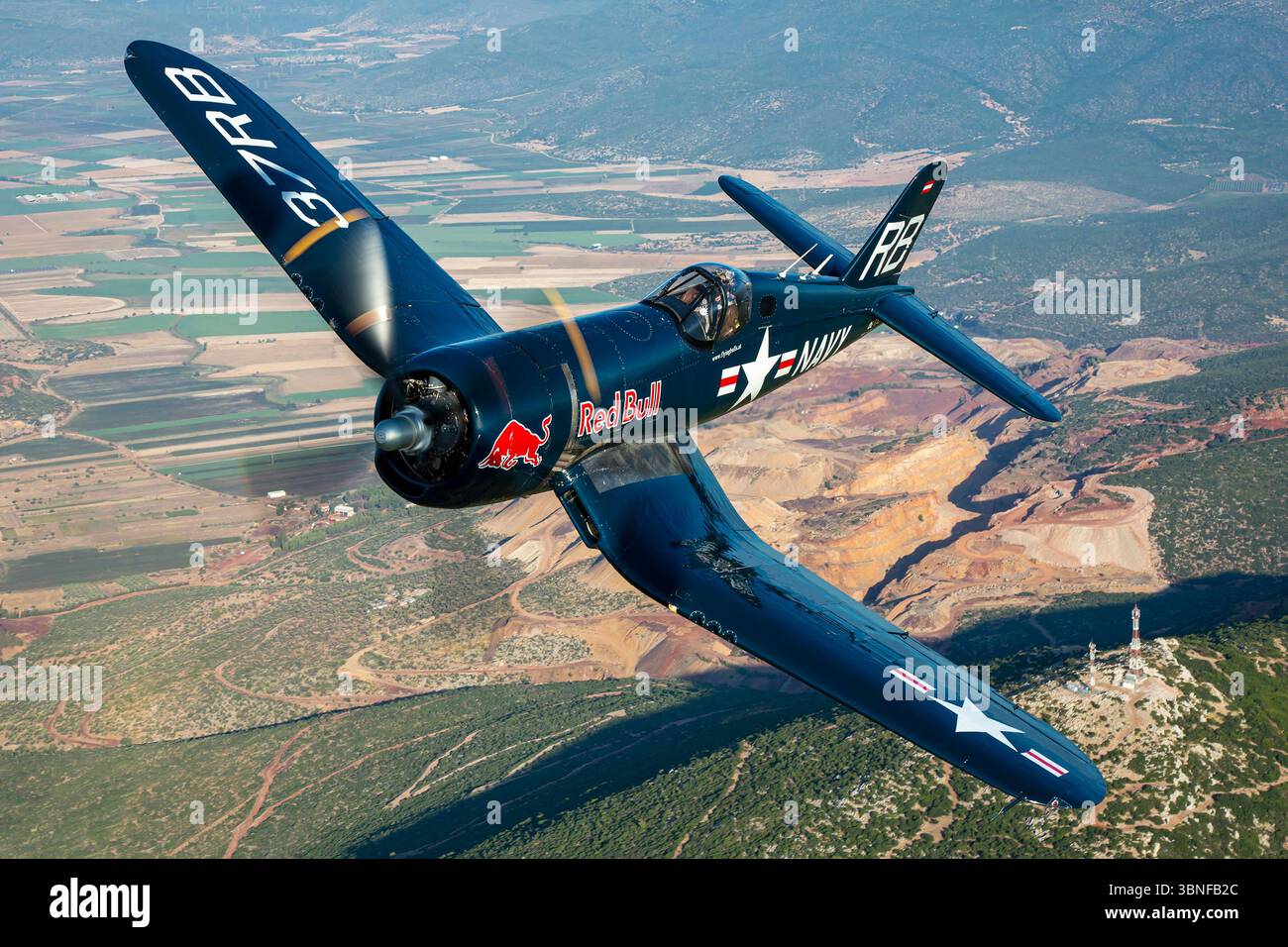 This Vought F4U-4 Corsair, registered OE-EAS with military code 37RB ...